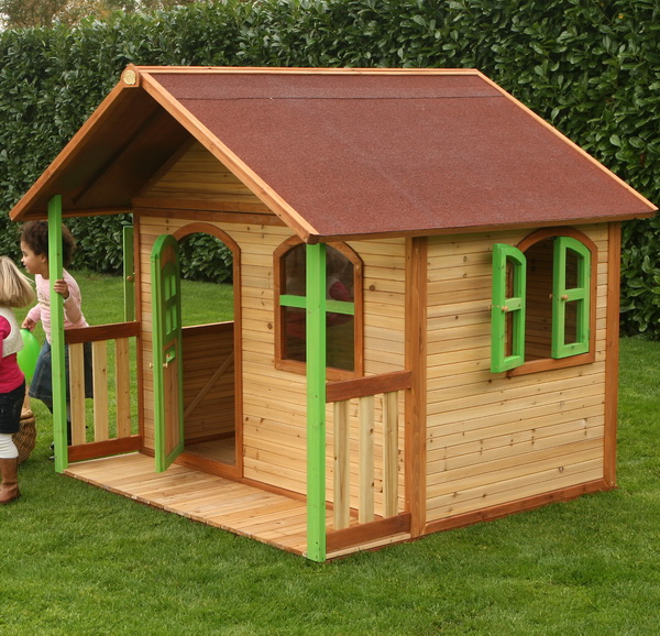 Drevené zahradné domčeky AXI pre deti - Maquita